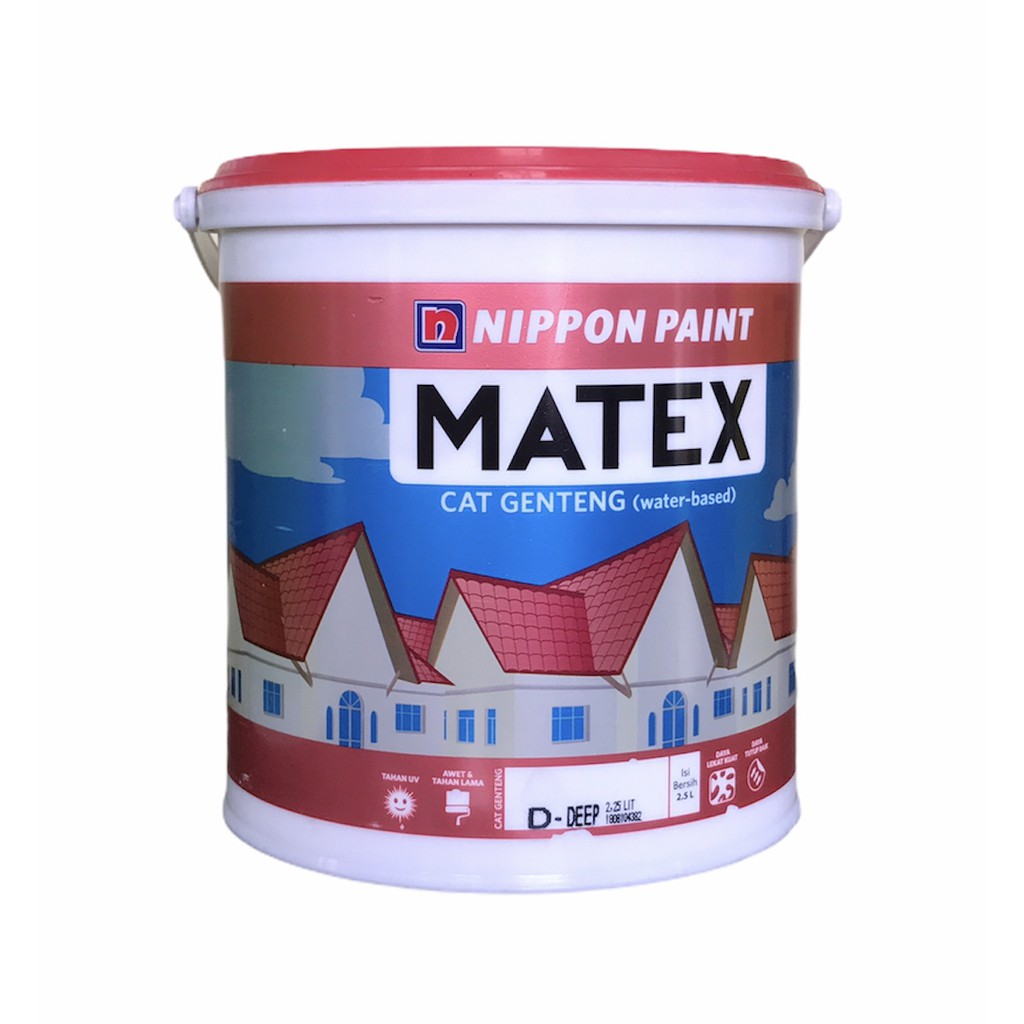 Jual Cat Genteng Matex Nippon Paint 2.5 liter | Shopee Indonesia