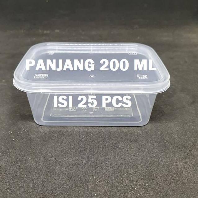 Jual Tetap Trendϟ Thinwall Panjang 200 Ml 200ml Kotak Makan Anti