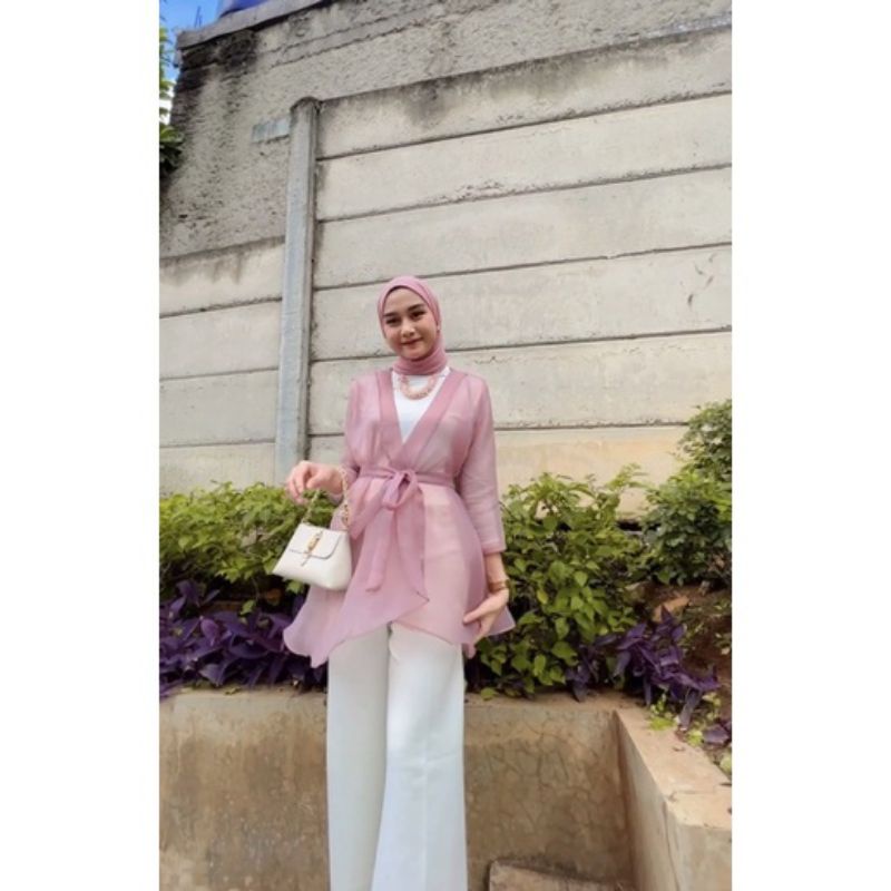 Jual READY STOCK outer organza / outer kondangan / rompi organza ...