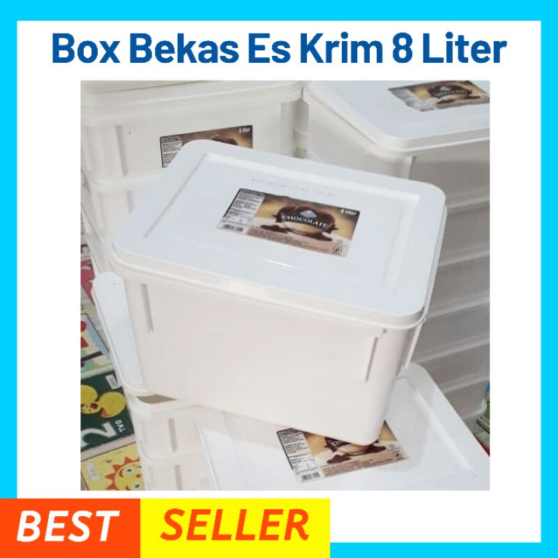 Jual Box Bekas Es Krim bisa untuk Toples Ikan Cupang Box Breeding ...
