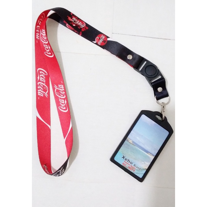 Jual Unik Coca-Cola Lanyard Id Card Printing (Paket Lengkap Exclusive ...