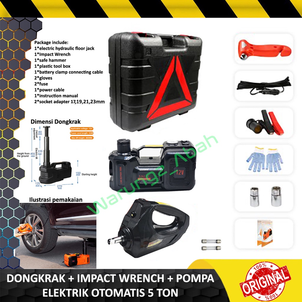 Jual ALAT DONGKRAK HIDROLIK HYDRAULIC PEMBUKA BAUT MUR KUNCI RODA POMPA ...