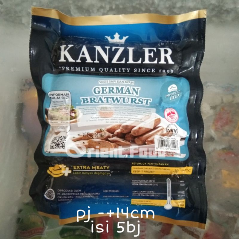 Jual Sosis Kanzler German Bratwurst 360gr | Shopee Indonesia