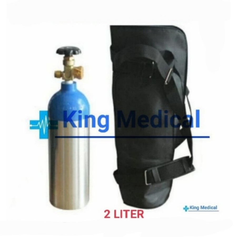 Jual Tabung Oksigen Portable Travel 2 Liter + isi dan Tas | Shopee Indonesia