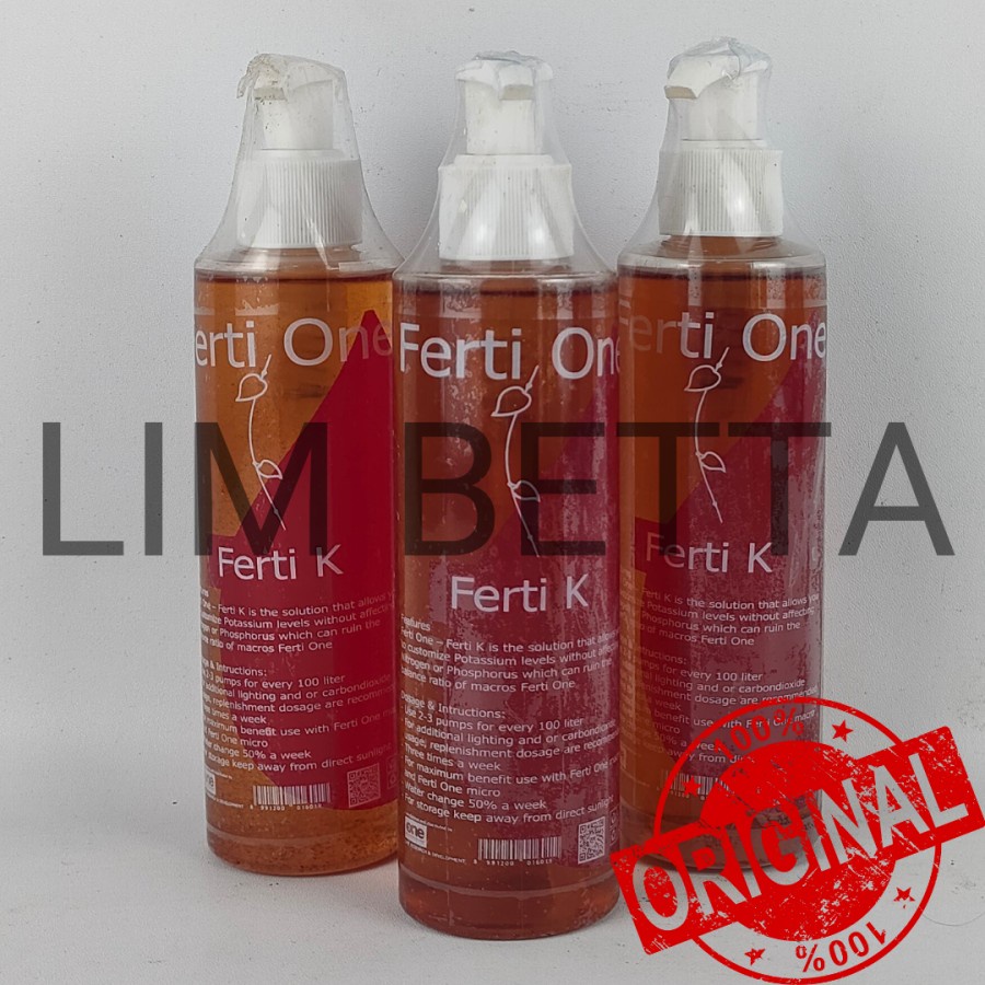 Jual (250 ML - ORANGE) FERTI ONE FERTI K/ PUPUK CAIR AQUARIUM AQUASCAPE ...