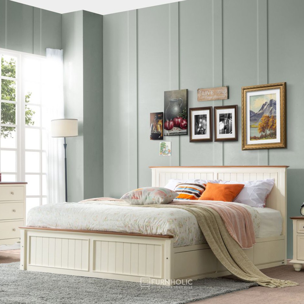 Jual IFURNHOLIC Alfonso Queen Bed 160 | Dipan Tempat Tidur | Rangka ...