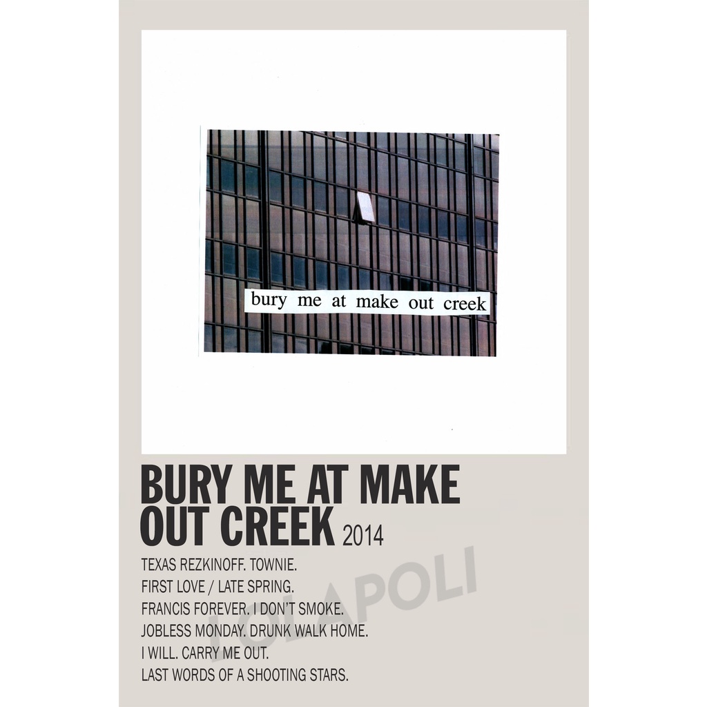 Jual Poster Cover Album Bury Me At Make Out Creek - Mitski | Shopee ...