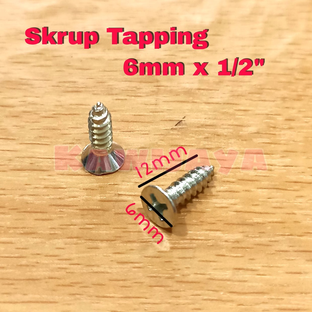 Jual Skrup Sekrup Taping Baut Mur Screw JF Kayu Mebel Olimpik 1 bungkus ...