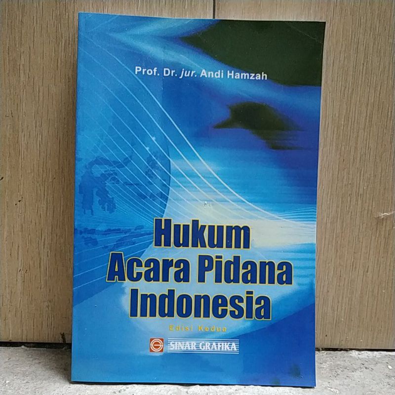 Jual HUKUM ACARA PIDANA INDONESIA by PROF. DR. JUR. ANDI HANZAH ...