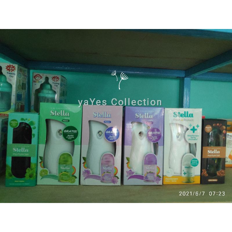 Jual Stella Home Matic Alat + Refill 225ml + 2 Batrai Pengharum Ruangan ...