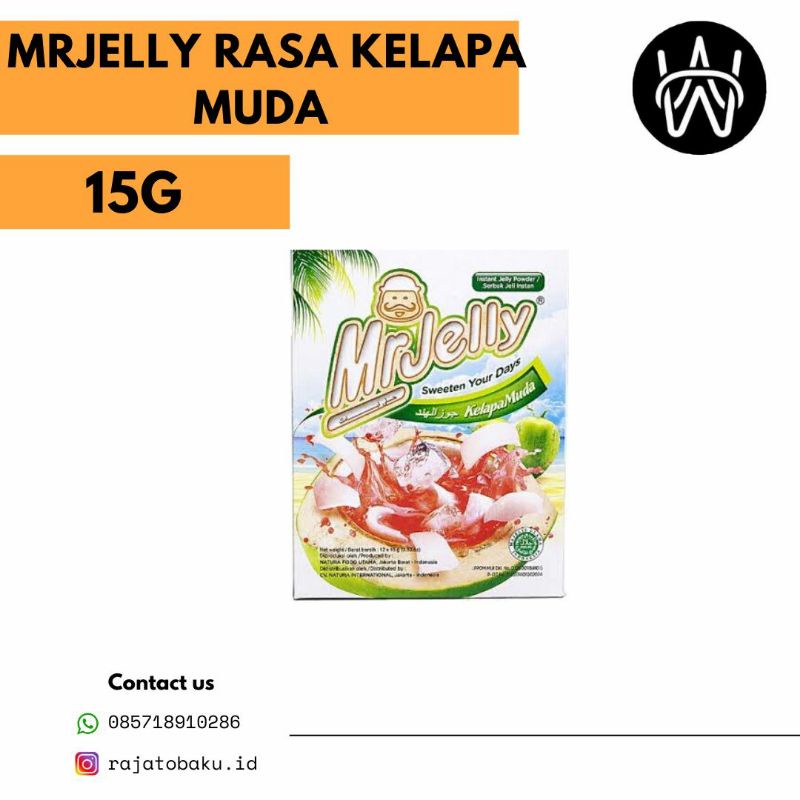 Jual Mr Jelly Agar Kelapa Muda 15g | Shopee Indonesia