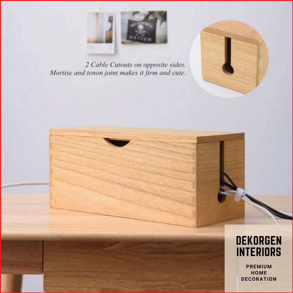 Jual Kotak Kabel Pelindung Kabel Multifungsi Dekorgen Box Kabel Kotak ...