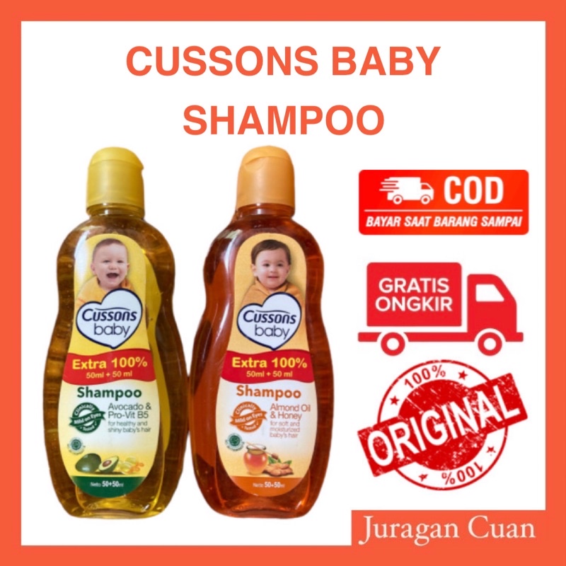 Jual CUSSONS BABY SHAMPOO 100 mL & 200 mL / SHAMPOO BAYI / SAMPO MANDI ...