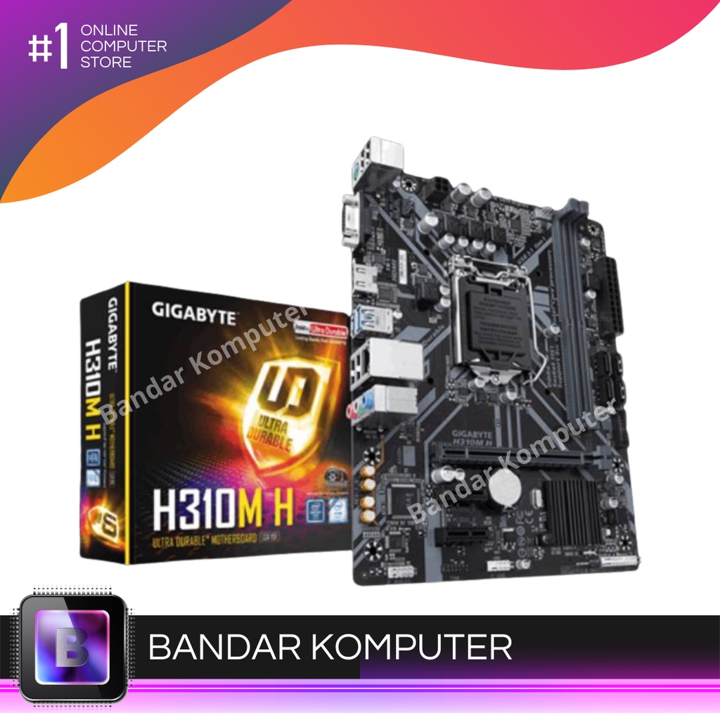 Jual MOTHERBOARD GIGABYTE H310M H RESMI | Shopee Indonesia
