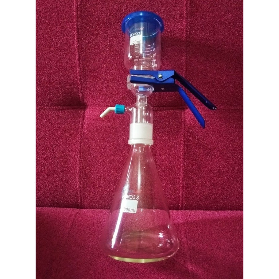 Jual Laboratory Glass Filter Solvent Vacuum Filtration Set | Shopee ...