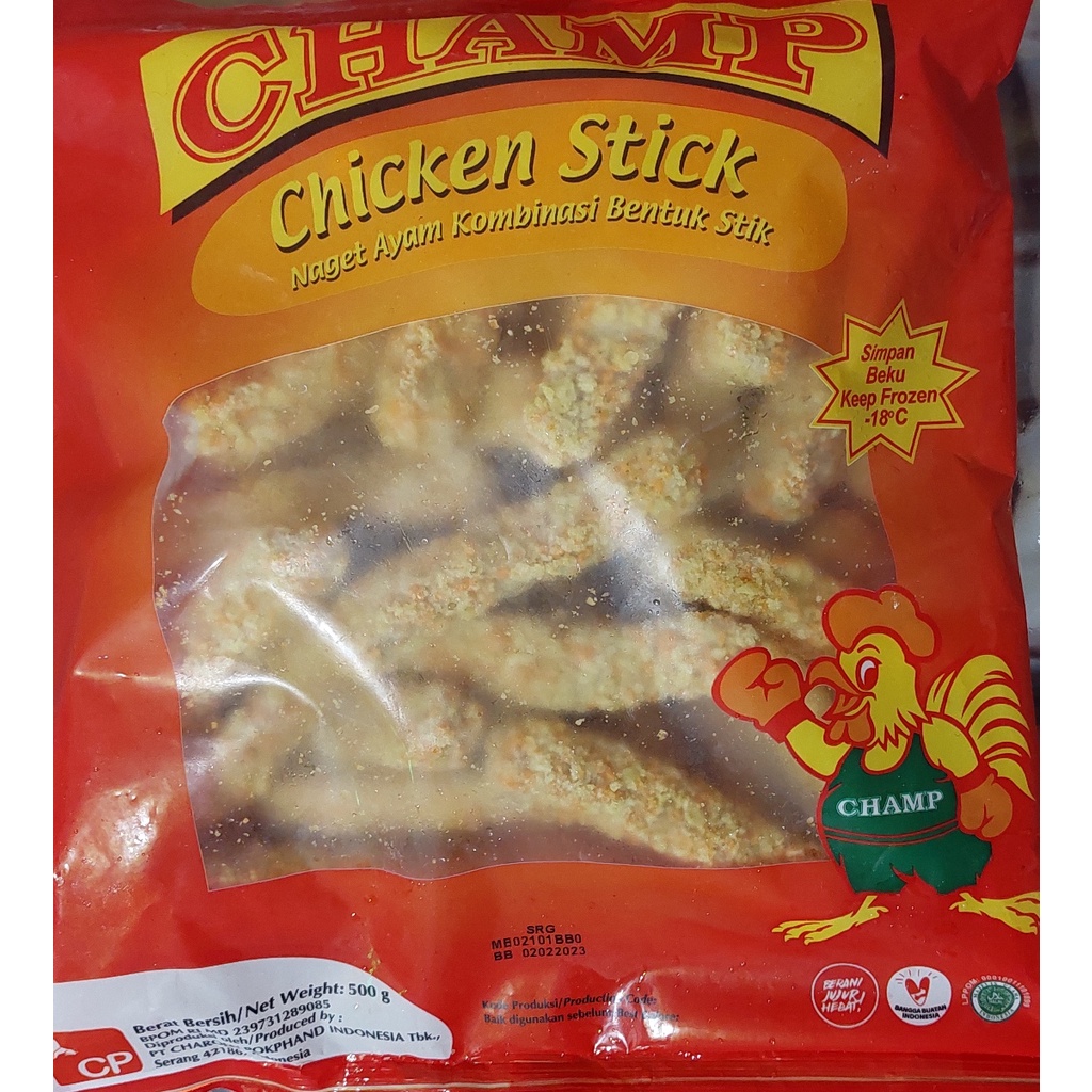 Jual Champ Chicken Nugget Stick 500g | Shopee Indonesia