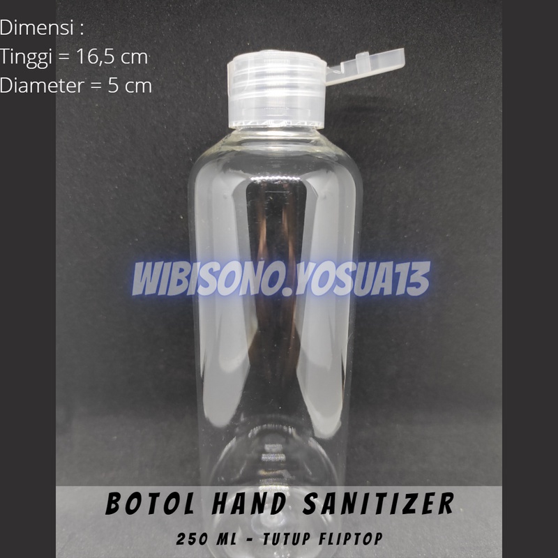 Jual Botol Hand Sanitizer 250 ml Botol Plastik PET Kecil 250 ml Botol Plastik Isi Ulang 250 ml ...