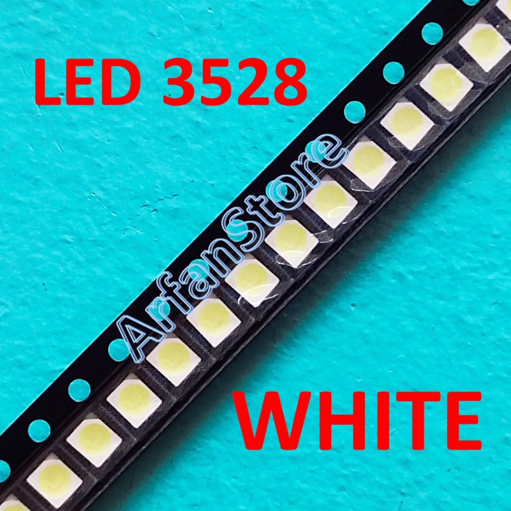 Jual LED 3528 2835 White Chip SMD Light Emitting Diode Warna Putih PER ...