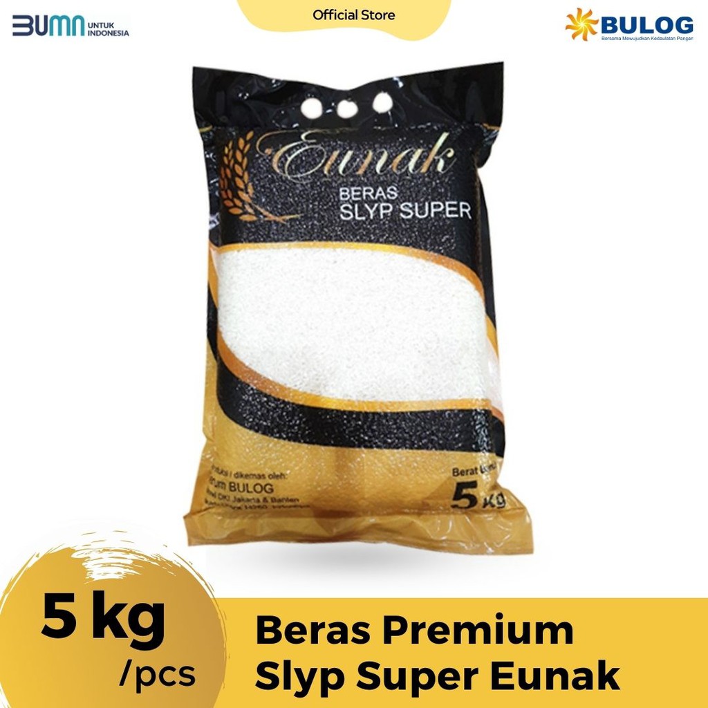 Jual BULOG - Beras Premium Slp Super Eunak 5 kg | Shopee Indonesia