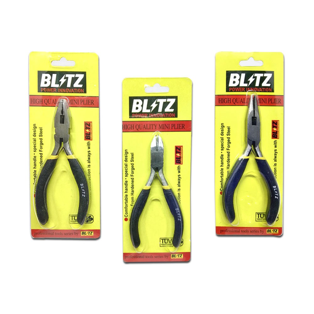 Jual [PAKET] BLITZ 3 Set Tang Mini 4.5 Inch Tang Potong Kombinasi ...