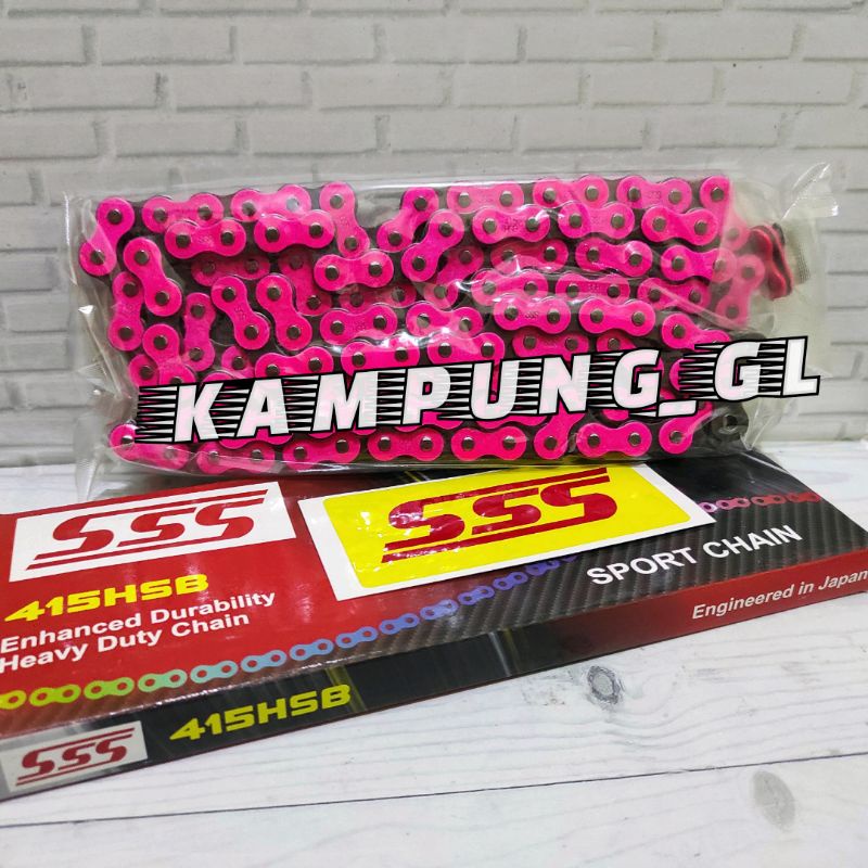 Jual Rantai SSS TK Racing 415 120 130 HSB Warna Hijau Biru Ungu Pink ...