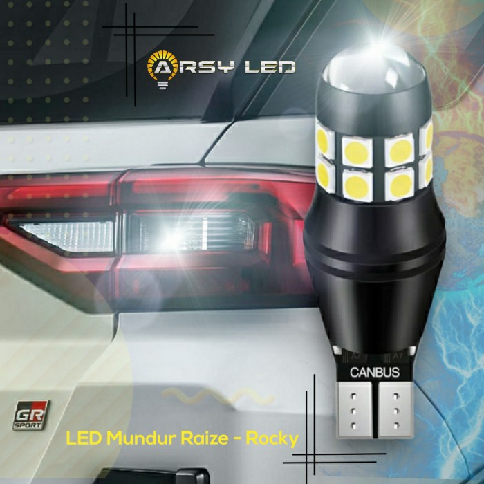 Jual Lampu LED Mundur T15 w16w Mobil Toyota Raize - Daihatsu rocky ...