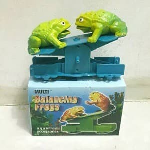 Jual Mainan Hiasan Aquarium Multi Balancing Frog Aksesoris Ornamen ...