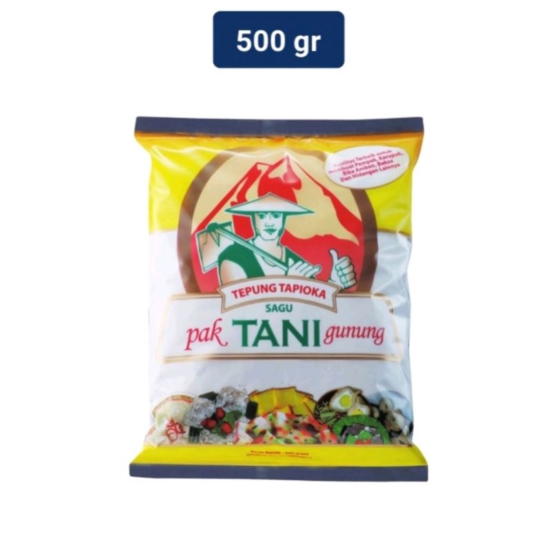 Jual tepung tapioka cap pak tani gunung 500gr | Shopee Indonesia