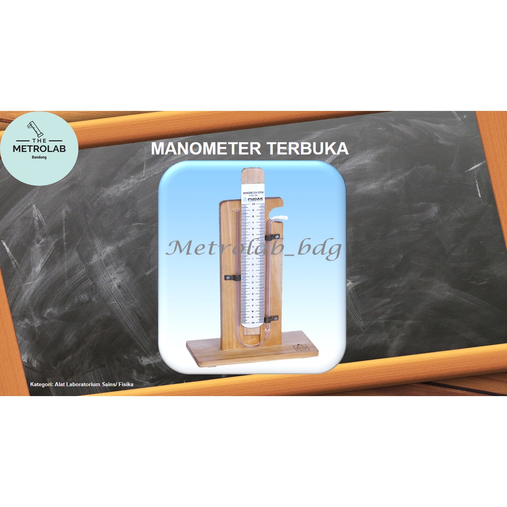 Jual Manometer Terbuka | Alat Praktikum Pengukuran Tekanan Udara ...