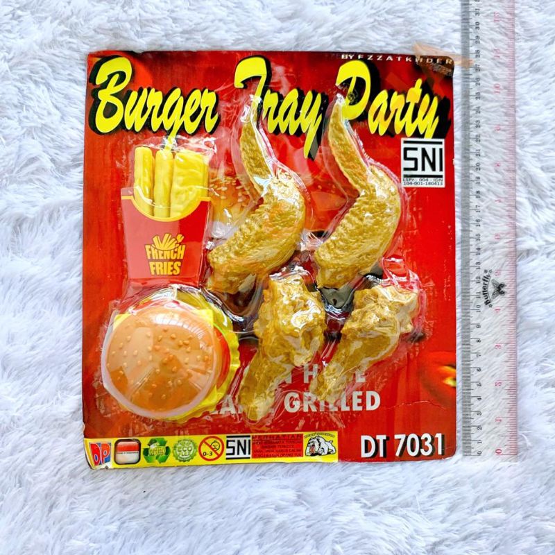 Jual MAINAN DT 7031 BURGER TRAY PARTY AYAM GORENG FRIED CHICKEN KFC MCD ...