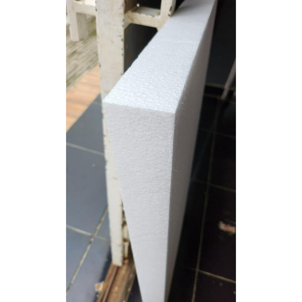 Jual LEMBARAN STYROFOAM TEBAL 5CM KUALITAS LOW 100CM X 50CM | Shopee ...
