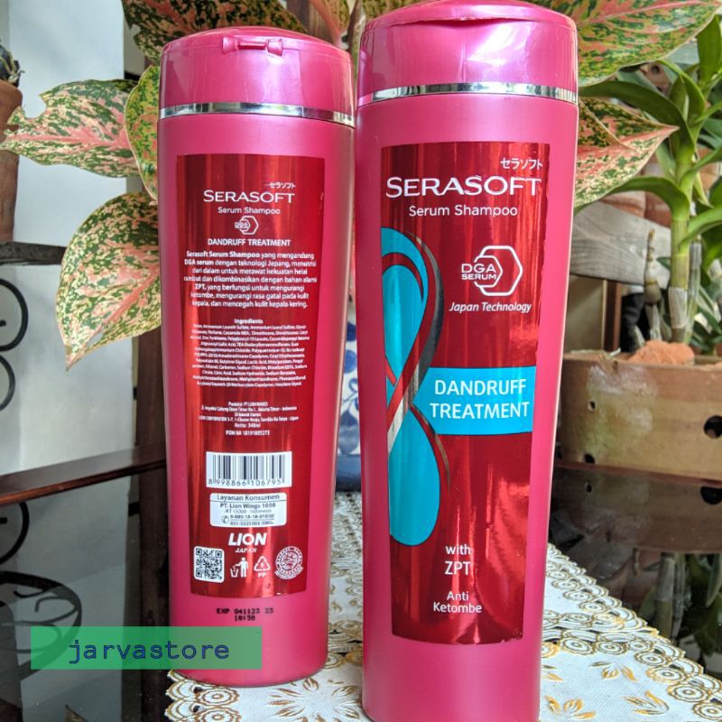 Jual Serasoft Shampoo Plus Serum Anti Ketombe 340ml | Shopee Indonesia