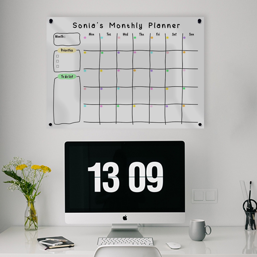 Jual Akrilik Planner Akrilik Kalender | Shopee Indonesia