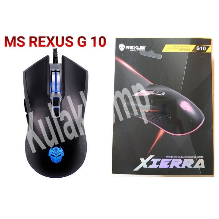 Jual REXUS XIERRA G10 GAMING MOUSE/ MOUSE GAMING REXUS XIERRA G10 ...