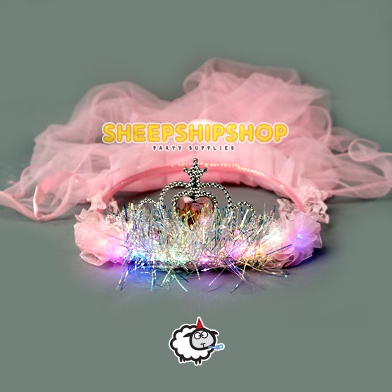 Jual BANDO LED ( LAMPU ) / CROWN LED SLAYER Pernikahan Tunangan Happy ...