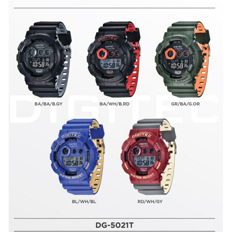 Jual Digitec 5021 Jam Tangan Pria Water Resistance Original | Shopee ...