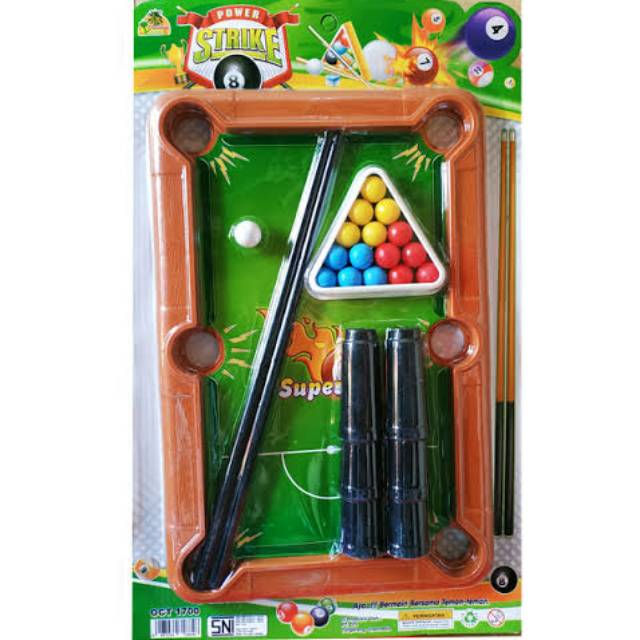 Jual Mainan Miniatur Billiard Super Strike | Shopee Indonesia