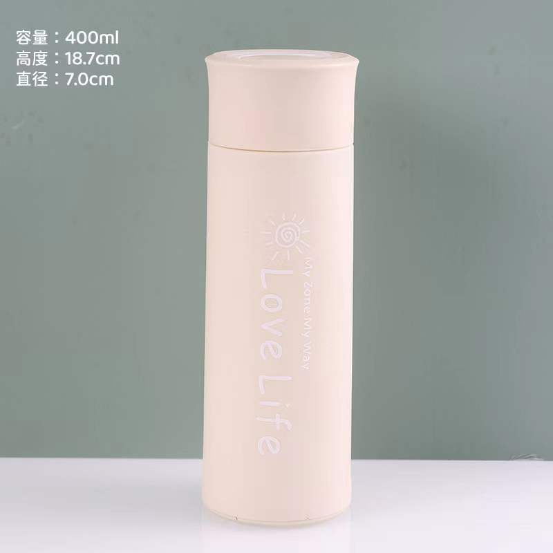 Jual Botol Minum termos kaca tumbler bening/Botol Minum Kaca Luxury 450ml/400ml Bening cover ...