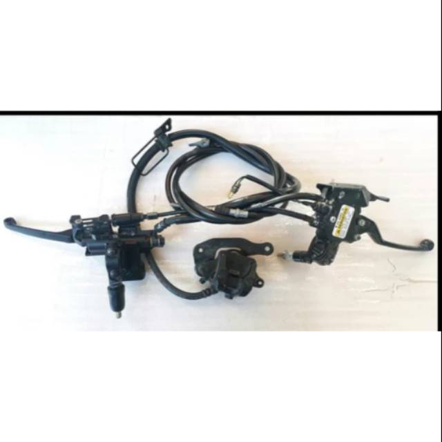 Jual Master kaliper rem cakram depan set dan cbs rem kiri honda All new ...
