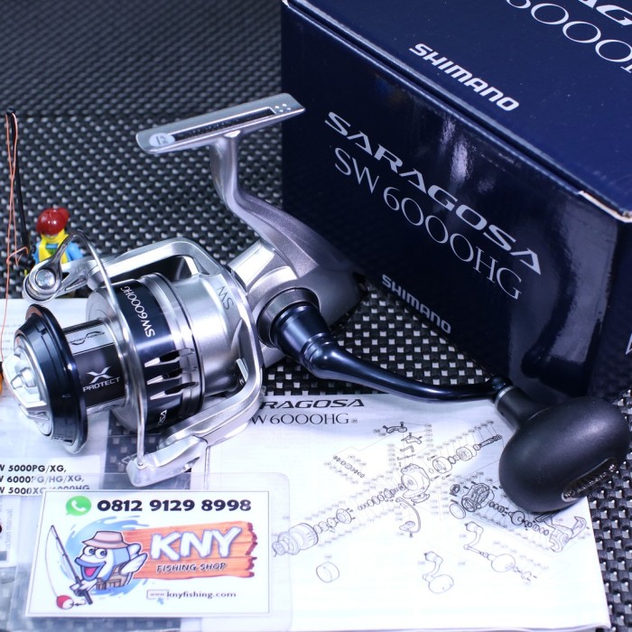 Jual reel shimano saragosa sw 6000 hg rell spinning sulthan sawit ganteng 88mania | Shopee Indonesia