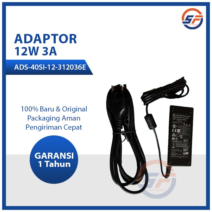 Jual Adaptor 5V dan 12V 3A Untuk Mesin Absen da Access Control Termurah ...