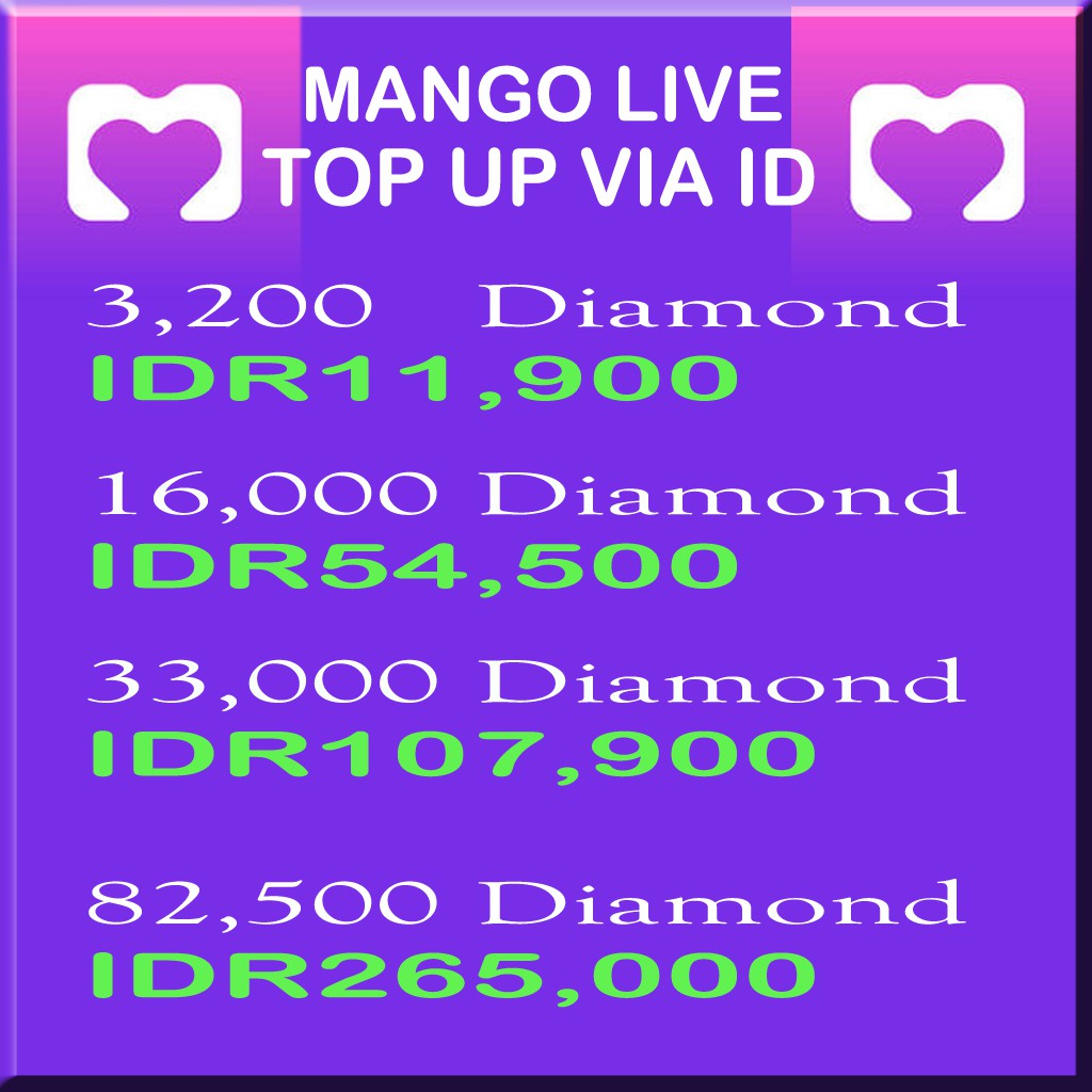 Jual Mango Live Via ID | Shopee Indonesia
