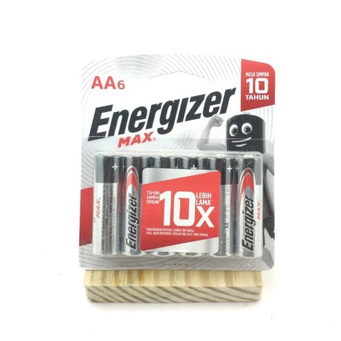 Jual Baterai Jam Energizer AA isi 6 buah Batere Batre Battery | Shopee ...