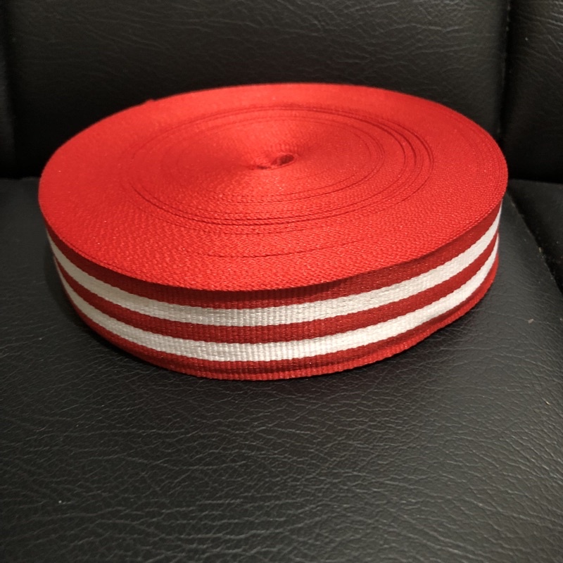 Jual Tali untuk medali/ tali webbing medali/ tali mendali per roll ...