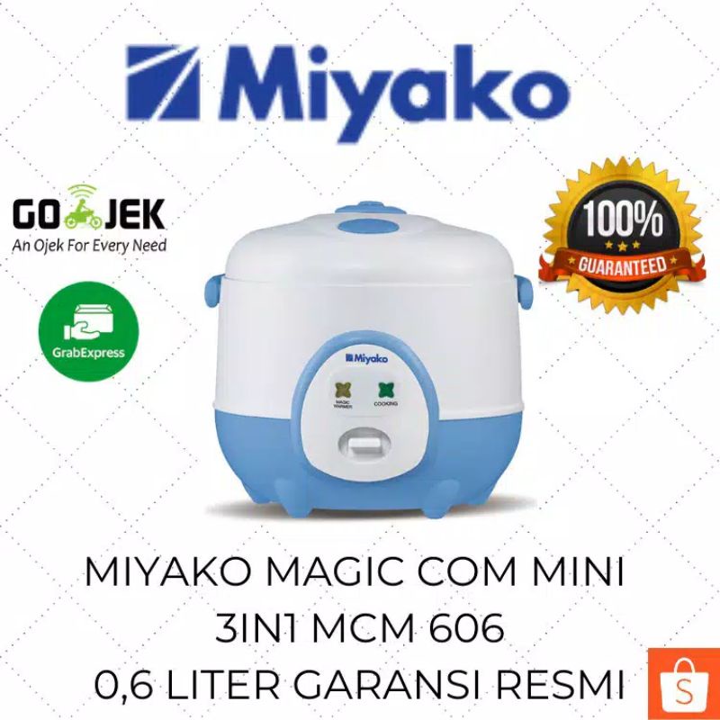 Jual Miyako Magic Com Mini 3in1 MCM 606 A 0.6 Liter / Magic Jar ...