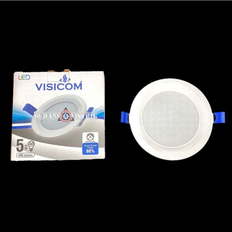 Jual Lampu Downlight LED IB Inbow Tanam Panel Led Light 5 Watt Garansi 1 Tahun Visicom | Shopee ...