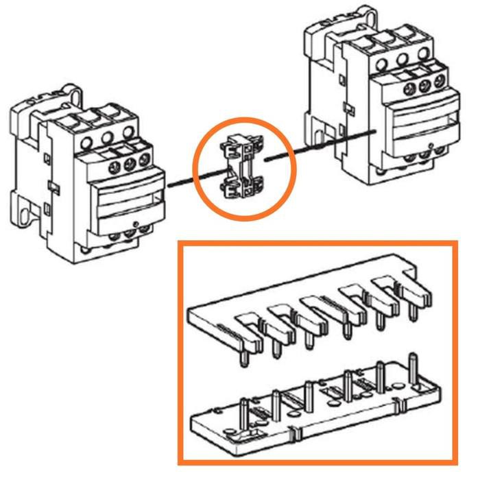 Jual *pertukangan* Mechanical Mechanic interlock Contactor LAD9R1V ...