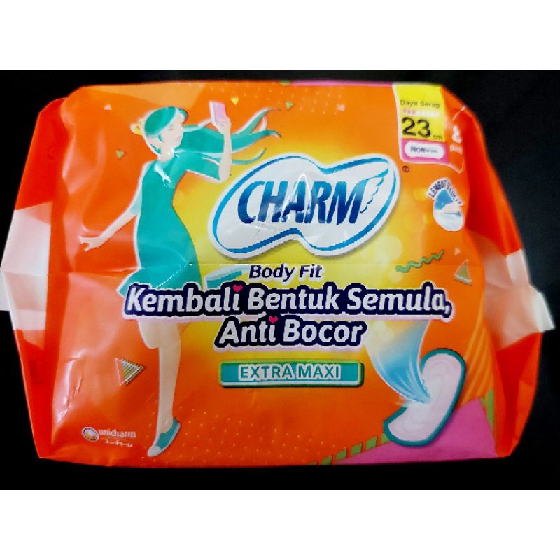 Jual Charm Extra Maxi day 8 pads / Charm Safe Night 10 pads | Shopee ...