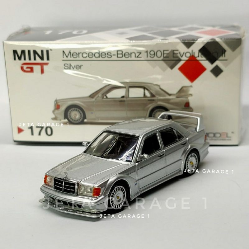 Jual Minigt mini gt no.170 mercedes benz Type E190 Warna silver metalic ...