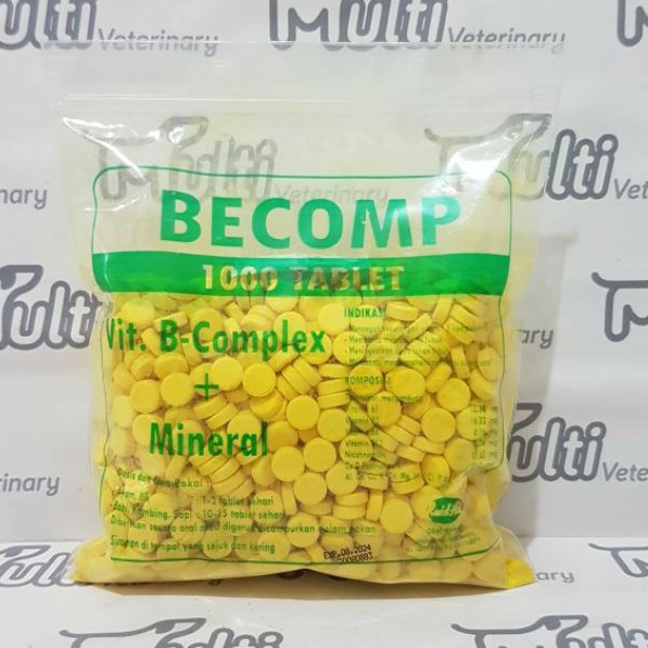 Jual BECOMP 1000 tablet Raid All - Vit B Complex + Mineral | Shopee ...